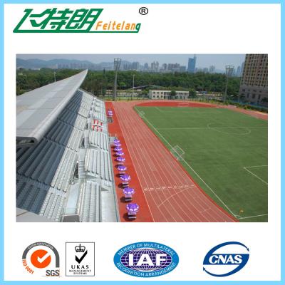 Cina Resistenza alla trazione del campo della pista della pavimentazione della gomma sintetica 1,56 permeabili correnti atletici in vendita