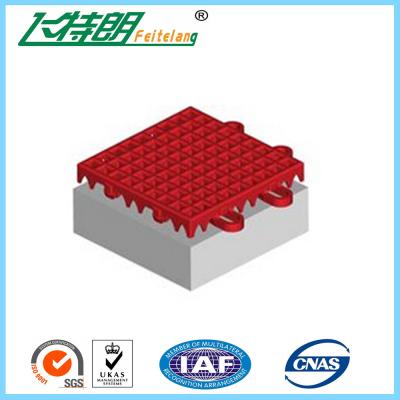 Cina Campo da pallacanestro 2500N di pavimentazione di collegamento di gomma 250x250x13 millimetro 350g/pc in vendita
