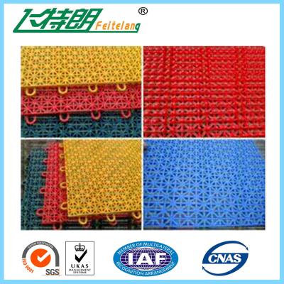 Cina Pavimentazione di gomma di collegamento di plastica dell'interno dura di pattinaggio a rotelle delle piastrelle per pavimento dei pp in vendita