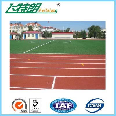 Cina Sintetico di gomma di sport del pavimento riciclato pavimentazione corrente durevole della pista dell'unità di elaborazione prefabbricato in vendita