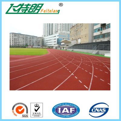 Cina Sintetico di gomma di sport del pavimento riciclato pavimentazione corrente durevole della pista dell'unità di elaborazione prefabbricato in vendita