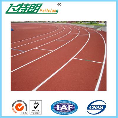 Cina La pavimentazione corrente della pista/ha gommato la pavimentazione all'aperto 8 linee High School in vendita