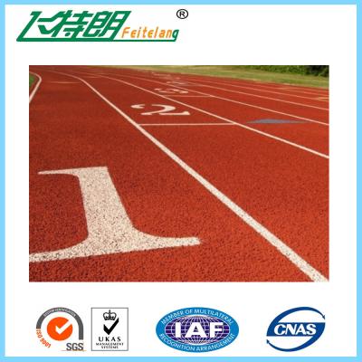 Cina La pavimentazione corrente della pista/ha gommato la pavimentazione all'aperto 8 linee High School in vendita