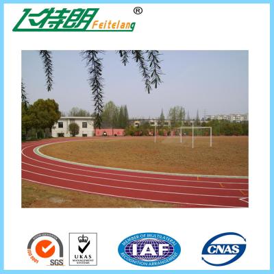 Cina La pavimentazione corrente della pista/ha gommato la pavimentazione all'aperto 8 linee High School in vendita