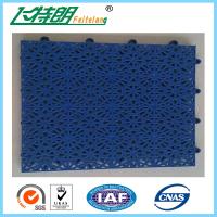 China Customized PP Interlocking Playground Flooring 250x250x12.7mm for Kindergarten Outdoor Play Fields for sale