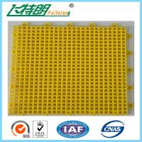 China Customized PP Interlocking Playground Flooring 250x250x12.7mm for Kindergarten Outdoor Play Fields for sale