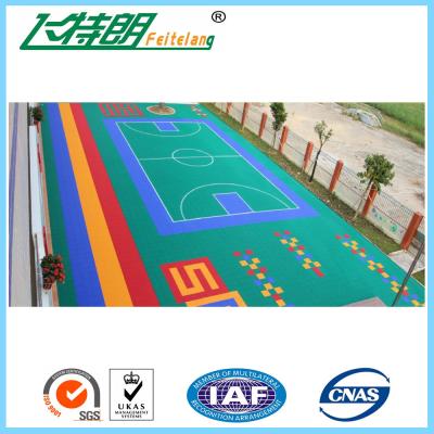 Cina Piastrelle per pavimento di gomma di collegamento di Futsal per il pavimento resiliente quadrato dell'interno in vendita