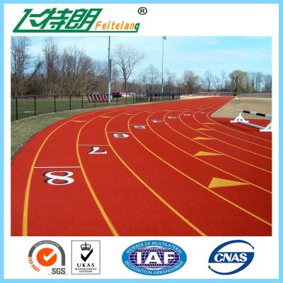 Cina Pavimentazione corrente atletica della pista di alto livello per il campo sportivo e lo stadio in vendita