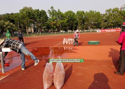 Cina Pavimentazione di gomma riciclata prefabbricata scuola Anti-UV dello stadio per una norma dei 400 tester in vendita