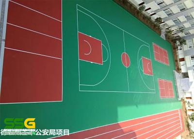 Cina Soluzione facile da pulire della superficie del pavimento di sport dello SPU dell'unità di elaborazione del silicone per la palestra all'aperto dell'interno in vendita