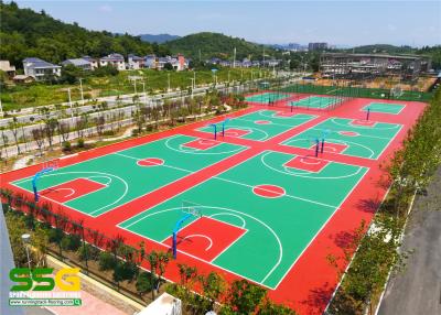 Cina La superficie della corte di sport del tennis di rendimento elevato, superficie atletica mette in mostra la pavimentazione della corte in vendita
