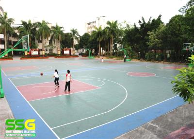 Cina Lo SPU ecologico mette in mostra il prezzo base del pavimento della pavimentazione di pallacanestro di gomma materiale della stuoia in vendita