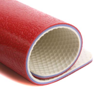 Cina La pavimentazione su ordine della corte di sport dell'interno/ha colorato la pavimentazione del vinile dello strato in vendita