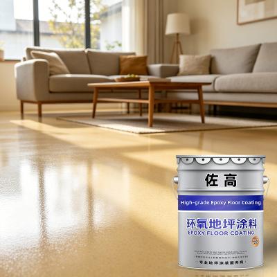 China Crystal Clear Epoxy Floor Paint Transparent Decorative High Gloss Epoxy Paint for sale