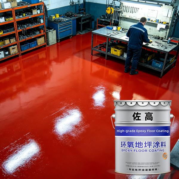 Quality High Build Solvent Free Epoxy Floor Paint Self Leveling For Automotive Assembly for sale