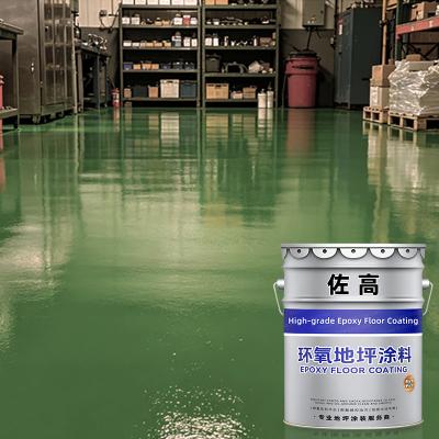 China Acid Resistant High Build Epoxy Floor Paint with Low VOC Formulation for Industrial Use for sale