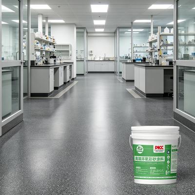 China Seamless Hygienic Epoxy Quartz Sand Floor Coating with Chemical Resistance and High Abrasion Resistance for sale