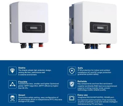 Cina Grid Tie MPPT 5kw 3kw Solar Inverter Charger Panel per Power Solar System in vendita
