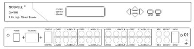 China Codificador do SD MPEG-4 H.264 do codificador da tevê de Digitas da eficiência elevada para a fonte do sinal de A/V à venda