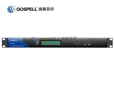 China Codificador do SD MPEG-4 H.264 do codificador da tevê de Digitas da eficiência elevada para a fonte do sinal de A/V à venda