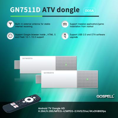 Cina Il Dongle Google della scatola S905Y4 4K HD Smart TV di DDR4 2GB Android 11 TV ha certificato in vendita