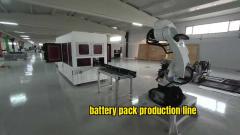 Semi-automatic lithium-ion battery pack production line