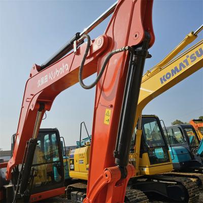 Cina Mini escavatore Kubota da 8 tonnellate usato KX183 KX185 KX165 KX163 95% nuovo in vendita