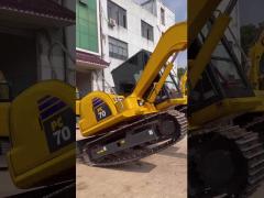 Japan Used Mini Digger PC70-8 7 Ton Mini Excavator Crawler ISO
