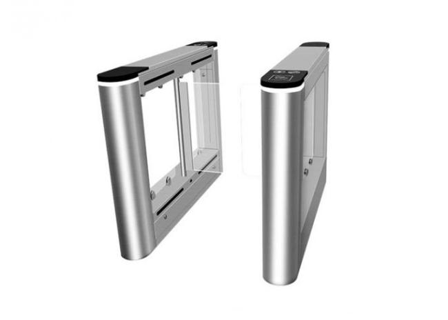 Los torniquetes de acrílico automáticos de la barrera del oscilación SS304 hacen frente al reconocimiento para el apartamento 0