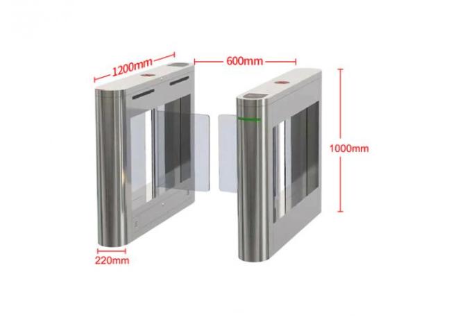 アクセス管理40W SS304のアクリルの障壁の回転木戸のゲートIP45 0