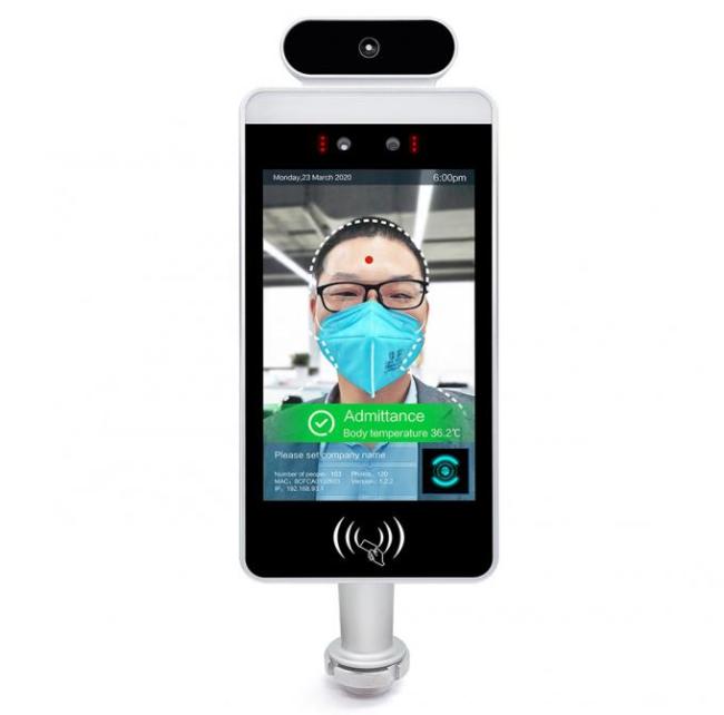 8 Inch Android Facial Recognition Turnstile EU Green QR Code Reader 1