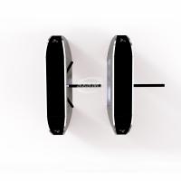 China Tripod Turnstile Gate Access Control System 304 Stainless Steel 1400x280x980mm for sale