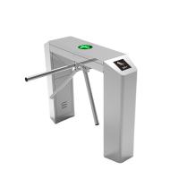China Semi Automatic Tripod Turnstile RFID Card Controlled Access Gate 1200mm 280mm for sale
