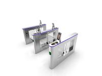China Stainless Steel Speed Gate Turnstile 1400mm with IC Card and Face Recognition Access Control for sale