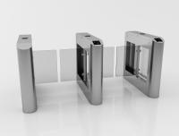China SUS304 Biometric Face High Speed Security Swing Gate Turnstile 550mm Channel Width AC110V for sale