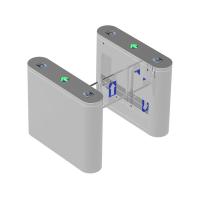 China SUS304 Automatic Swing Barrier Gate 1100mm Pass Width RFID Access Control for Handicap for sale