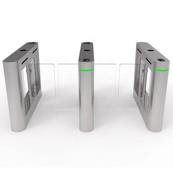 中国 550mm Face Recognition Turnstile Servo Motor , 12V Pedestrian Security Turnstiles 販売のため