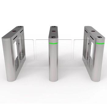 中国 550mm Face Recognition Turnstile Servo Motor , 12V Pedestrian Security Turnstiles 販売のため