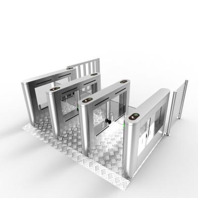 中国 550mm Face Recognition Turnstile Servo Motor , 12V Pedestrian Security Turnstiles 販売のため