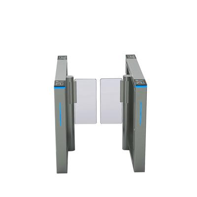 China Security Swing Barrier Turnstile Pinpad Single Lane Flap Barrier For Gyms for sale