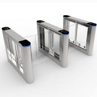 China 0.3-1.5m Smart Face Recognition Turnstile Servo Motor Access Control Gate 550mm Passage for sale