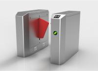 China 3 Pairs Flap Barrier Turnstile 550mm Pass Width Retractable Automatic Office Security Gate for sale
