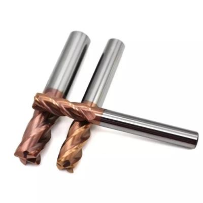 China AlTiN Coating Alloy Milling Cutter Tungsten Cobalt 4 Flute End Mill Set ODM for sale