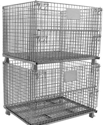 Cina Cavo accatastabile resistente d'argento Mesh Storage Baskets in vendita