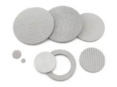 Cina cavo Mesh Round Filter Disc del micron 20-200 di acciaio inossidabile 304 316 in vendita