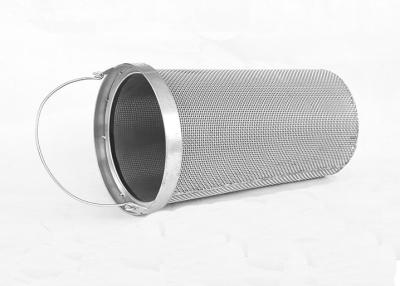 China 150mm Diameter 400 Microns van Mesh Cylinder Strainer Micro Porous Te koop