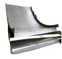 China Rectangle SUS 304 Length 2000mm Wedge Screen Filter , Mine Vibrating Screen for sale