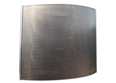 China Filtro de aço inoxidável do fio da cunha do comprimento de 316 300mm para a separação à venda
