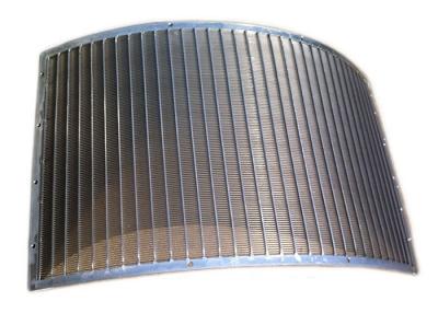 China Van het Weefselidentiteitskaart 316mm AISI 304 van de rechthoekkromming het Scherm van de de Zeefkromming, het Netwerk van de Wigdraad Te koop