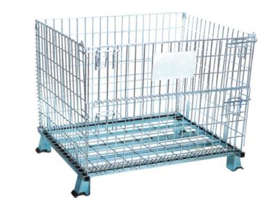 China Dobráveis soldados armazenam a barra de metal de Mesh Storage Cage Durable Bold do fio de 2.5mm à venda